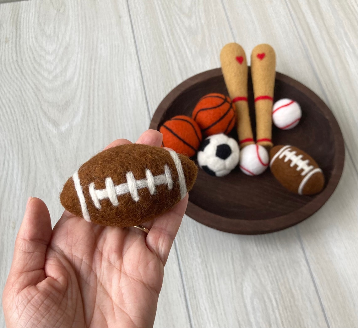 RTS! Newborn Felted Sport Props, Felted Stuffies, Newborn Photographs ...