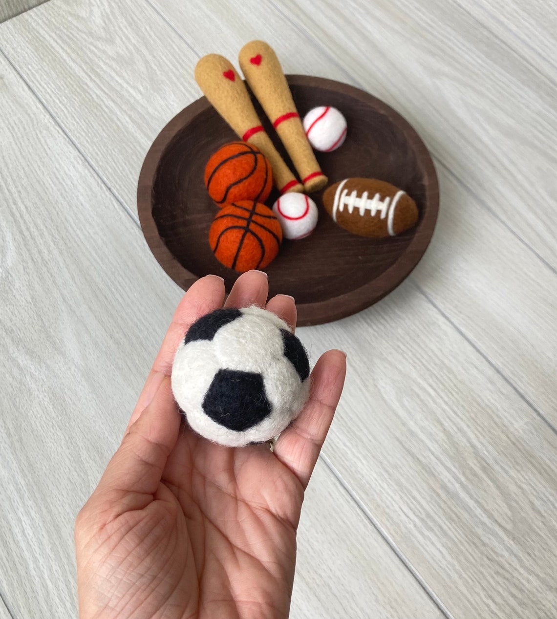 RTS! Newborn Felted Sport Props, Felted Stuffies, Newborn Photographs ...