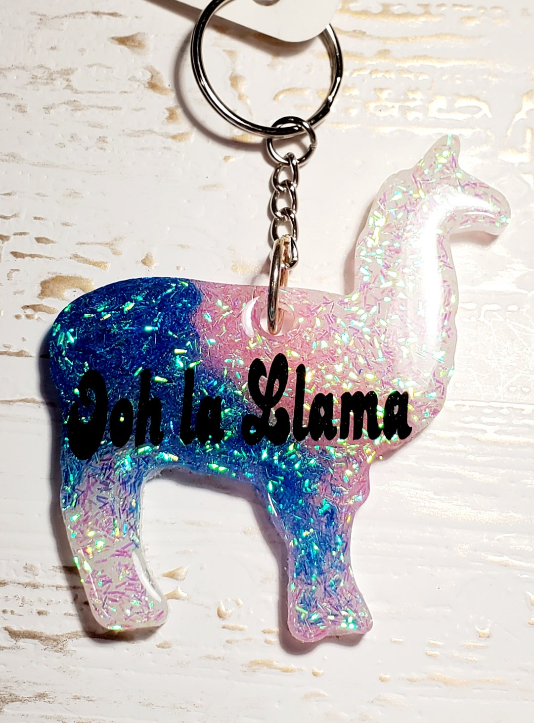 Llama Keychain, Llama Gifts, Llama Lovers, Llama Bag Tag, Llama Zipper ...