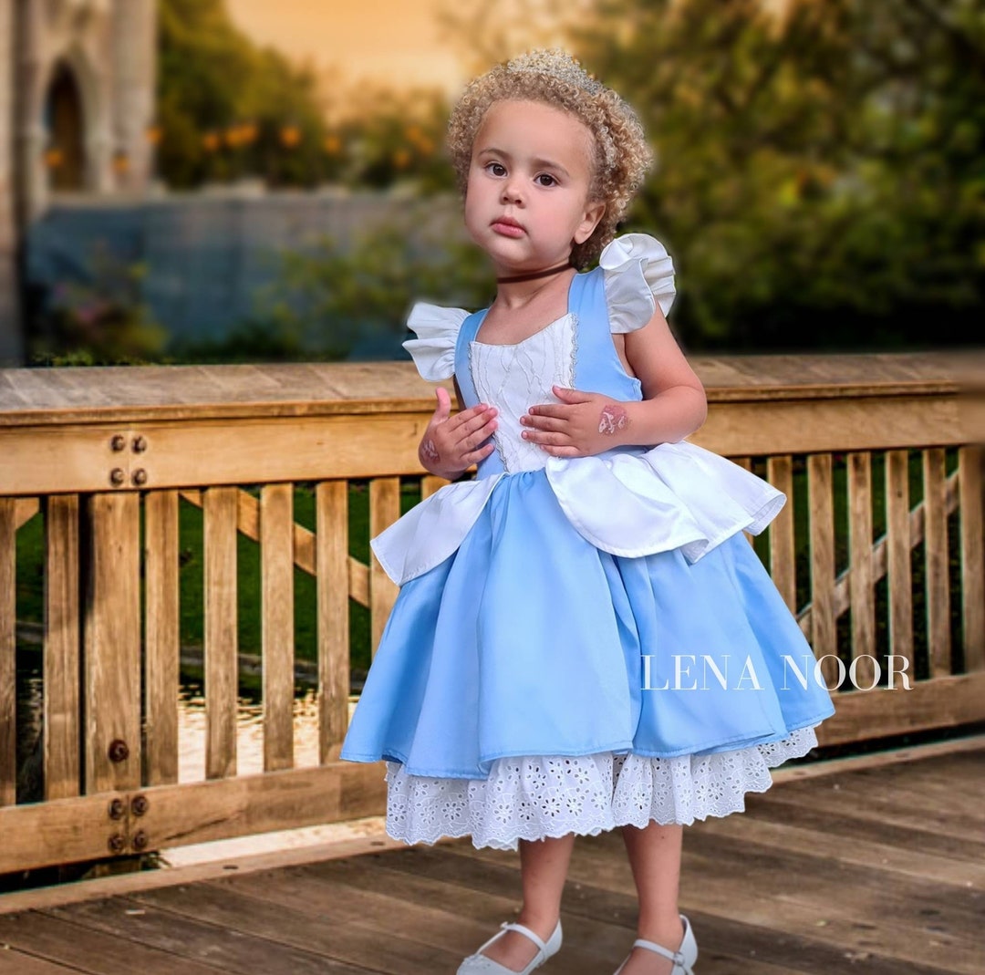 Cotton Cinderella Twirl Dress - Short Cinderella Princess Costume ...
