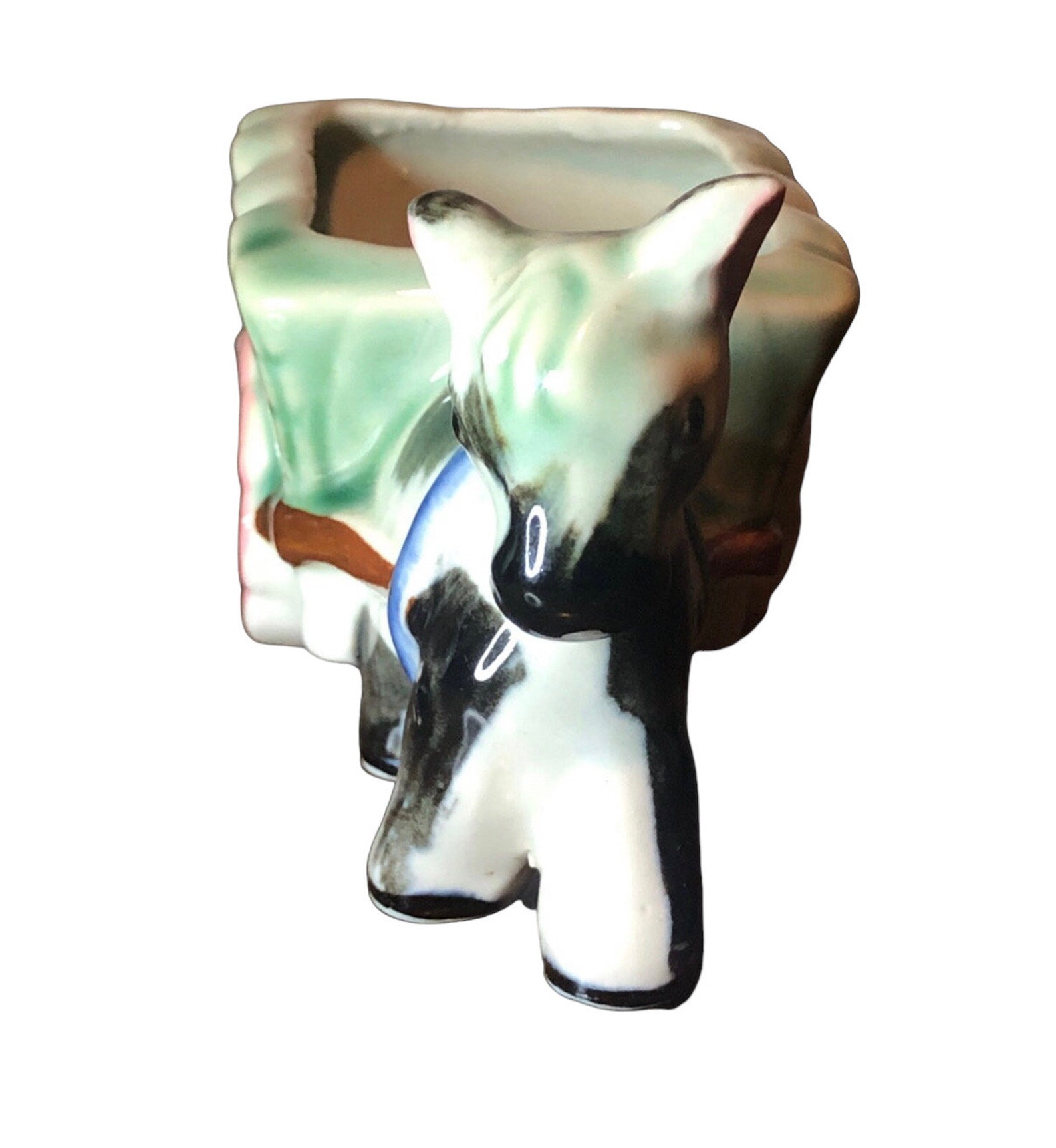 Donkey Hand Painted Vintage. Ceramic Planter - Etsy