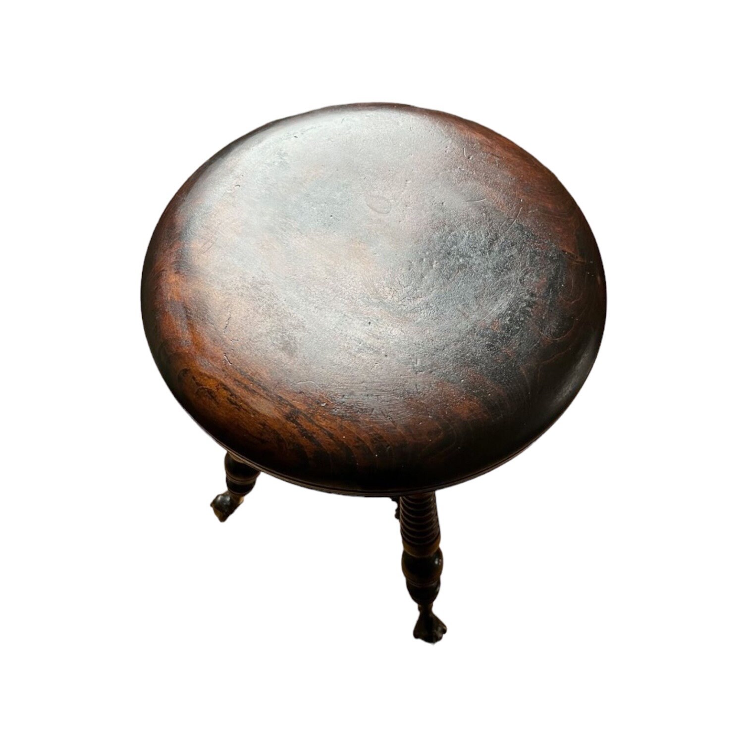 Antique Swivel Adjustable Piano Stool,made by Piano Stool by Thomas ...