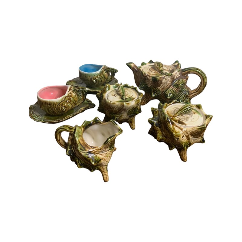Majolica Tea Set - Etsy