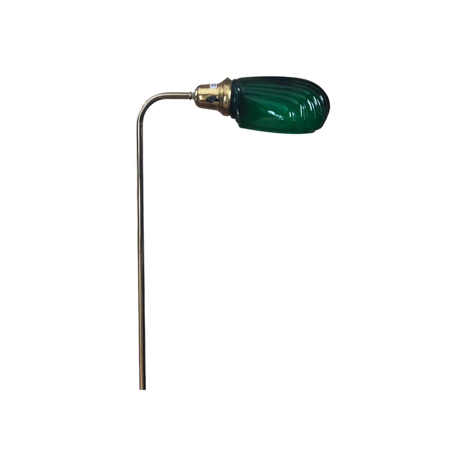 70s Mid Century Modern MCM Green Shade Clam Shell Floor Lamp, Vintage ...