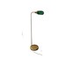 70s Mid Century Modern MCM Green Shade Clam Shell Floor Lamp, Vintage ...