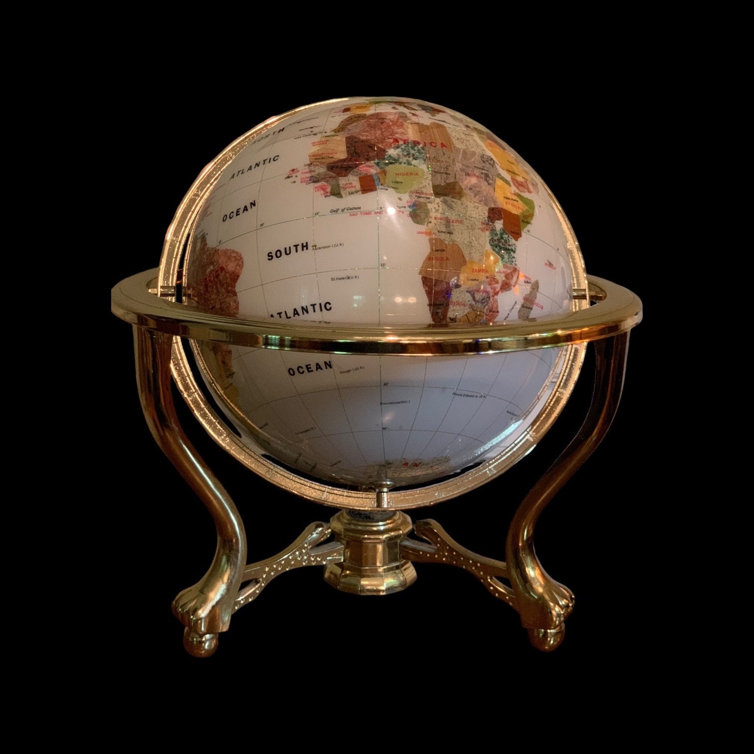 Large Vintage Semi Precious Pearl 20 Beautiful Alexander Kalifano ...