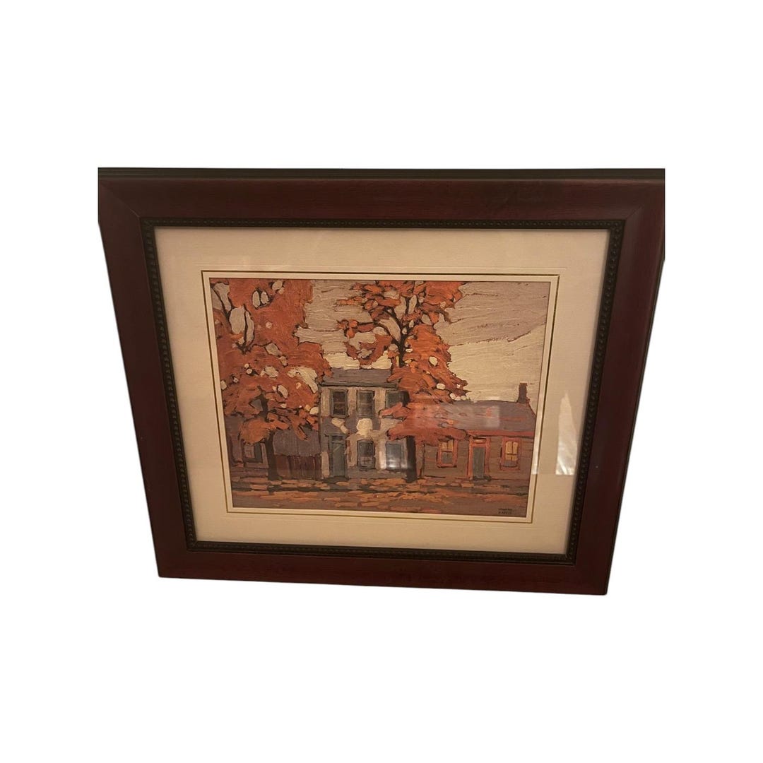 Vintage Lawren Harris, Print Early Houses, Limited Edition, Framed ...
