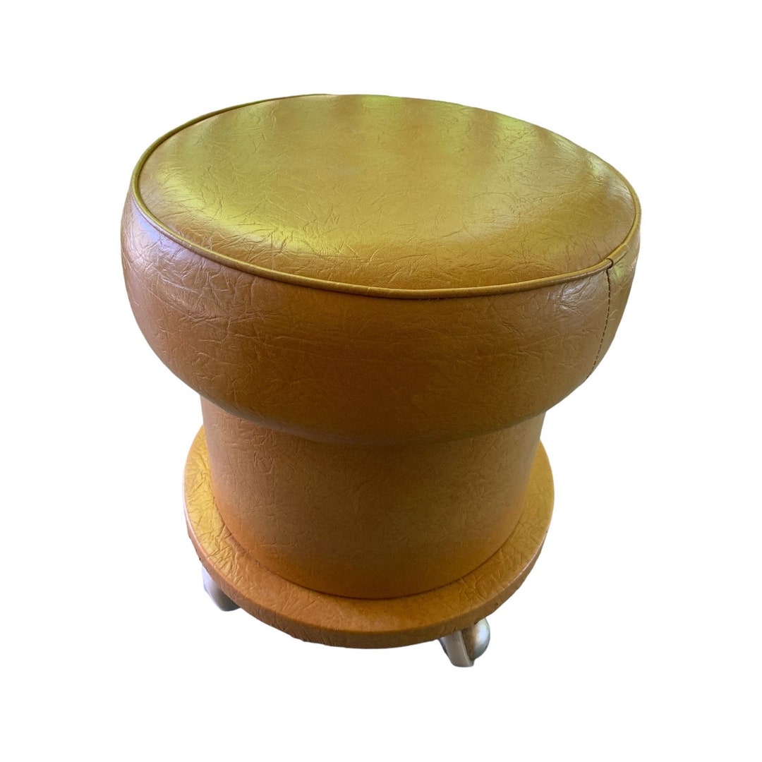 Mid Century Sewing Stool | Gilbert & Ryan Rolling Stool | Swivel Stool ...