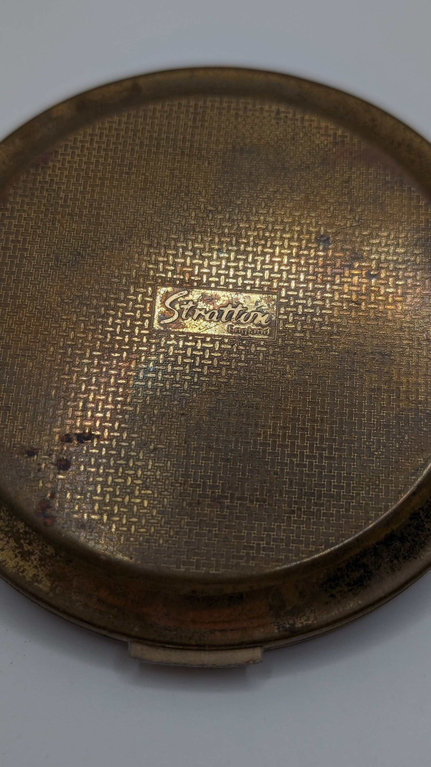 Vintage Stratton England Rose Cameo Compact - Etsy