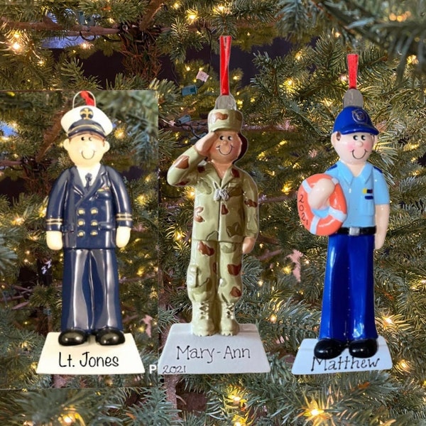 Army Christmas Ornament - Etsy