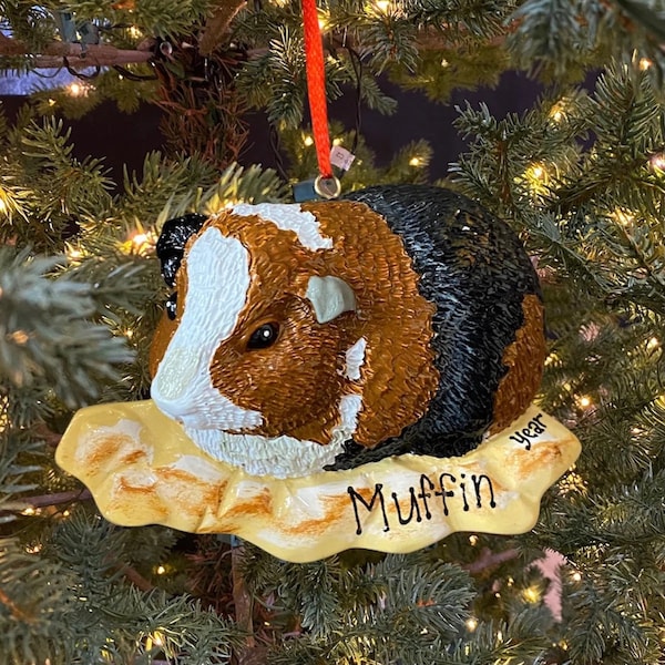 Guinea Pig Custom Ornament - Etsy