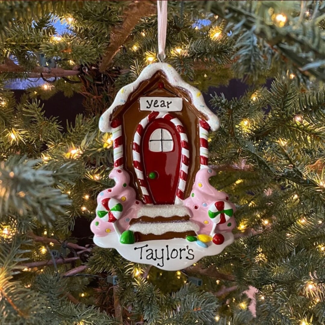 Home Personalized Gingerbread House Ornament Our 1st First Home or New ...