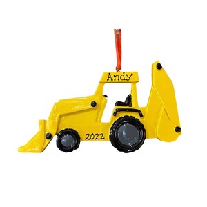 Bulldozer Tractor Custom Personalized Christmas Ornament Gift - Etsy