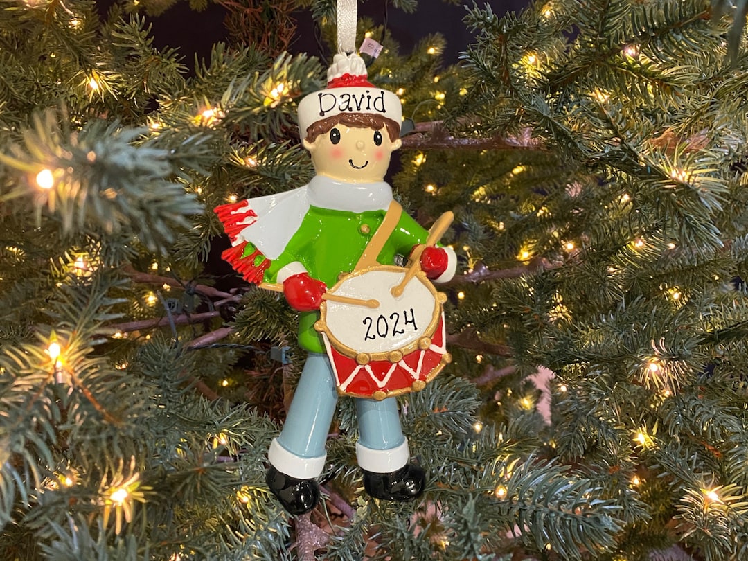 Drummer Personalized New Drummer Boy Ornament Custom Personalized ...
