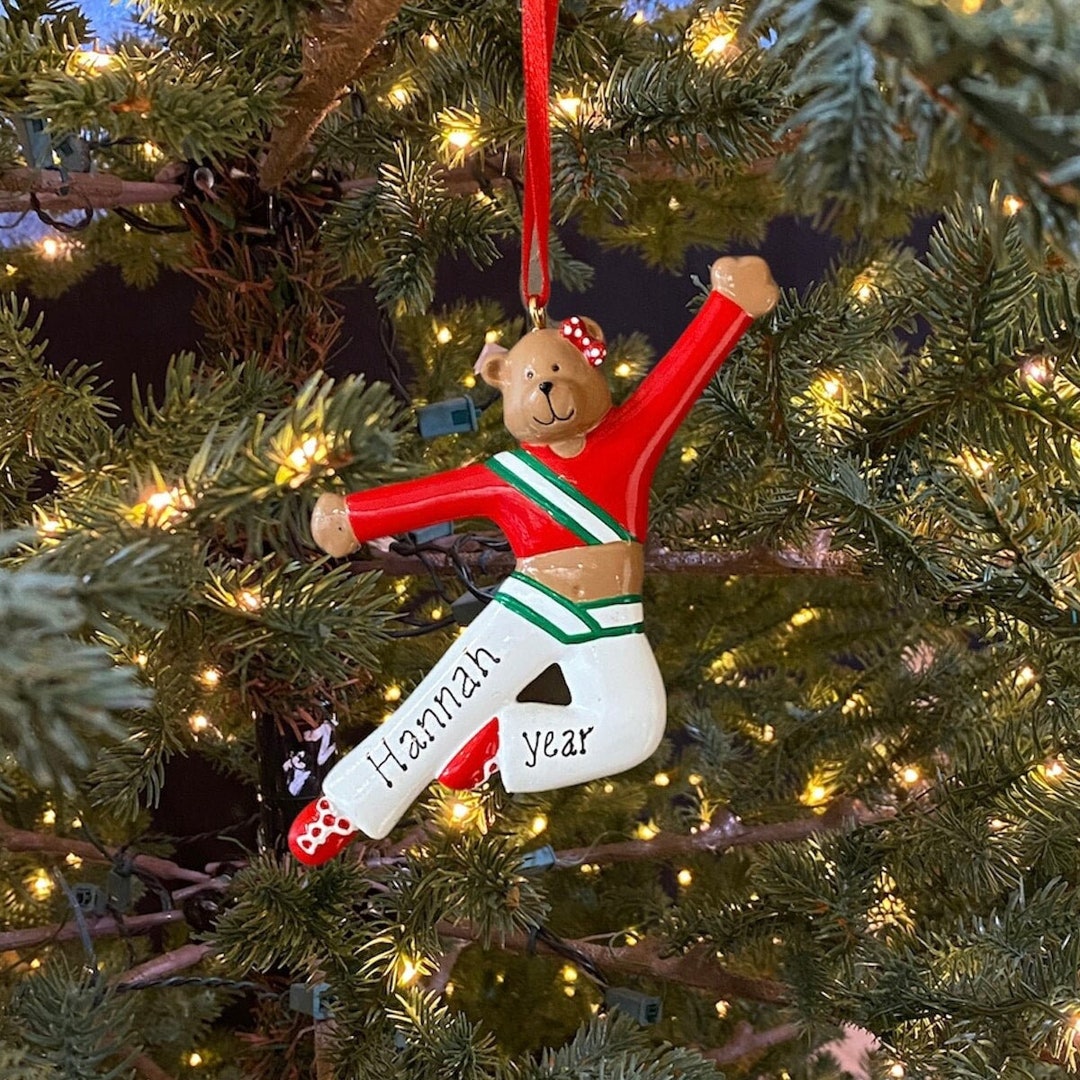 Gymnastics Bear Tumbling Ornament Custom Personalized Christmas ...