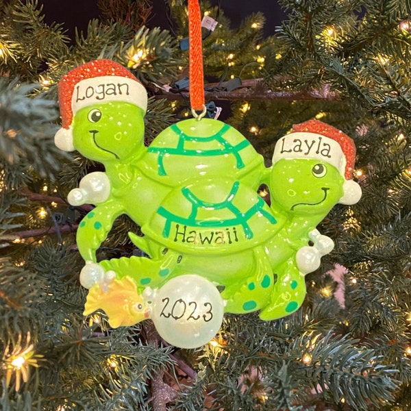 Christmas Turtles - Etsy