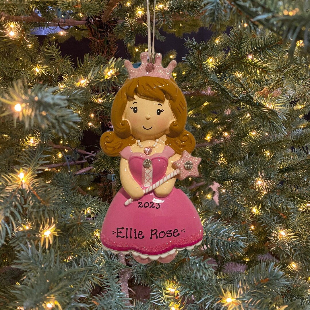 Princess Little Pink Princess Ornament Girl Custom Personalized ...