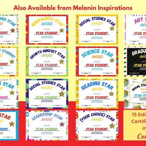 Editable School Certificates Superstar Awards Class Awards Kindness ...