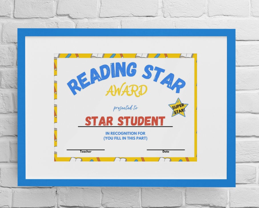 Editable School Certificates Superstar Awards Class Awards - Etsy
