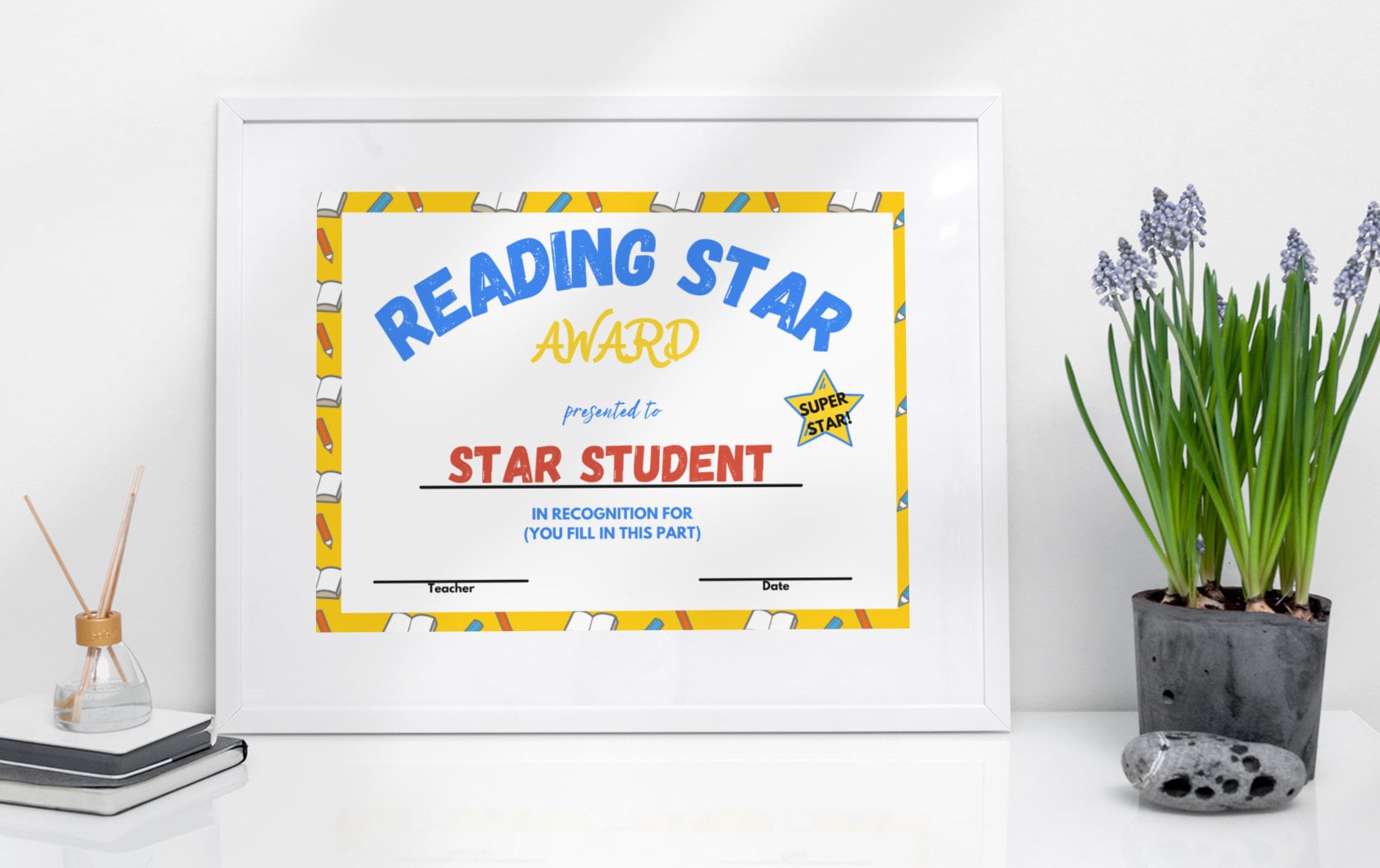 Editable School Star Certificates Superstar Awards Class Awards ...