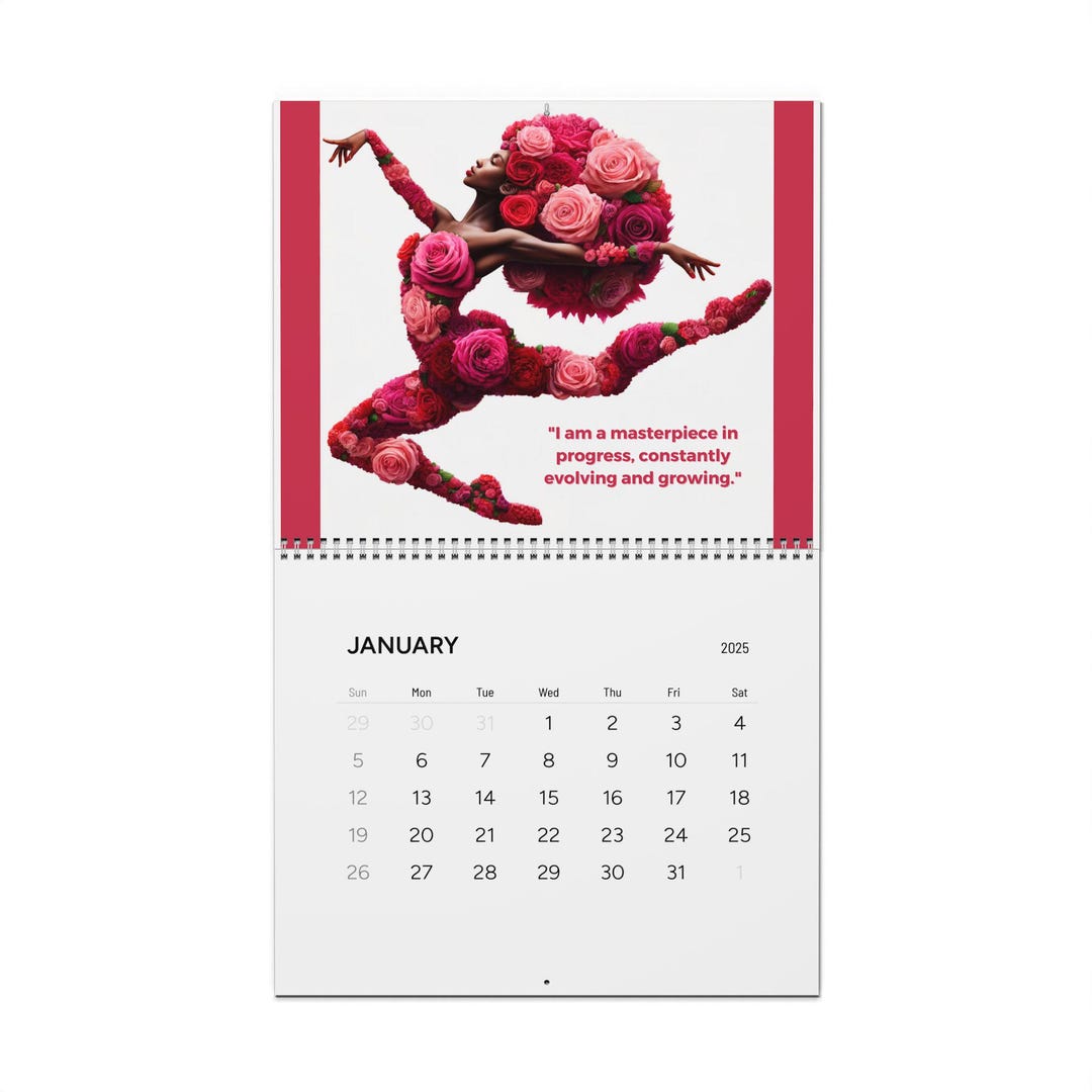 Dancers Wall Calendars (2025) - African American Dancer Calendar - Etsy UK