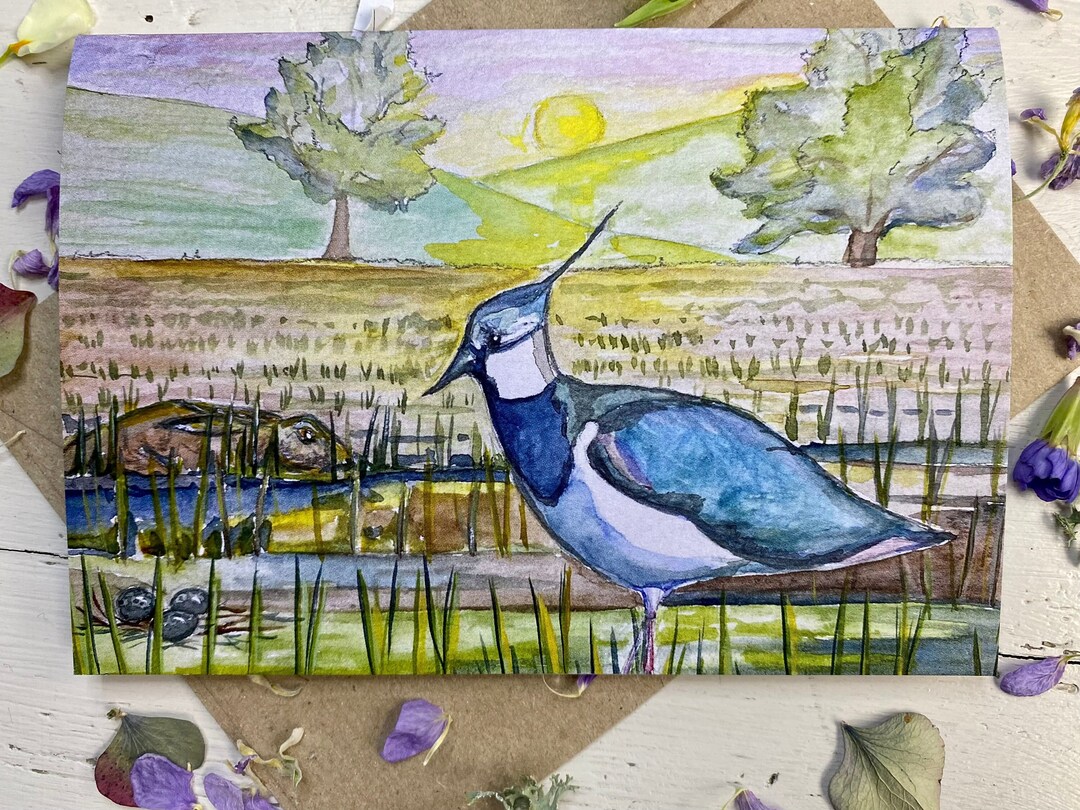 The Lapwing and the Hare Greeting Card - Etsy