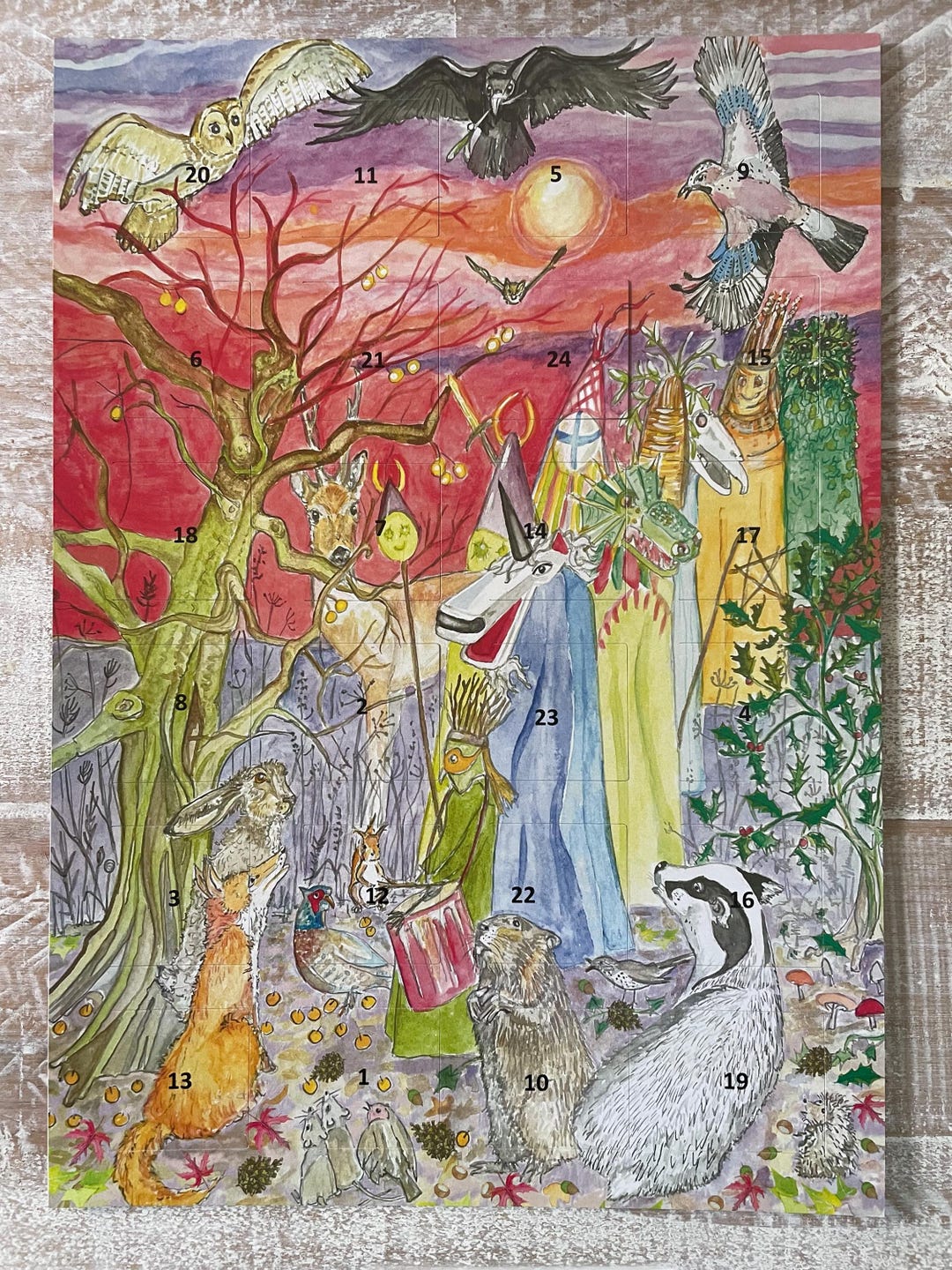 Winter Wassailing Folklore Advent Calendar - Etsy UK