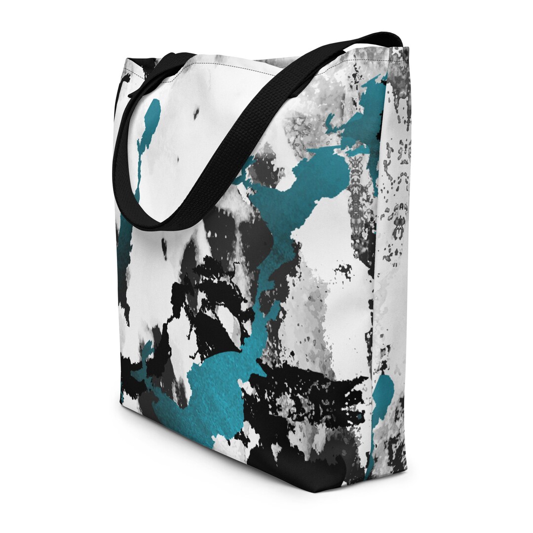 Paint Splash Design/all-over Print Large Tote Bag/:arge Shoulder Bag ...