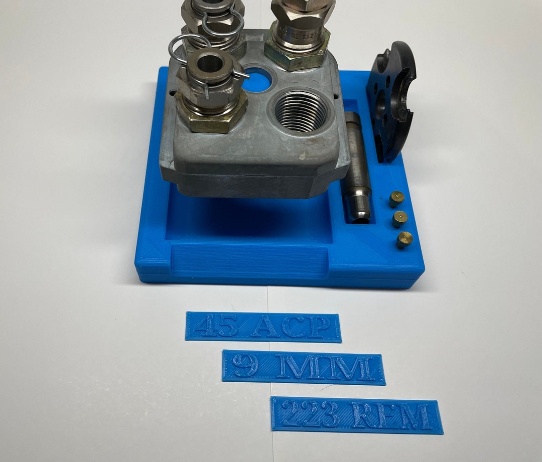 Dillon 550 Reloading Tool Head & Conversion Holder Stand 9mm 223 556 45 ...