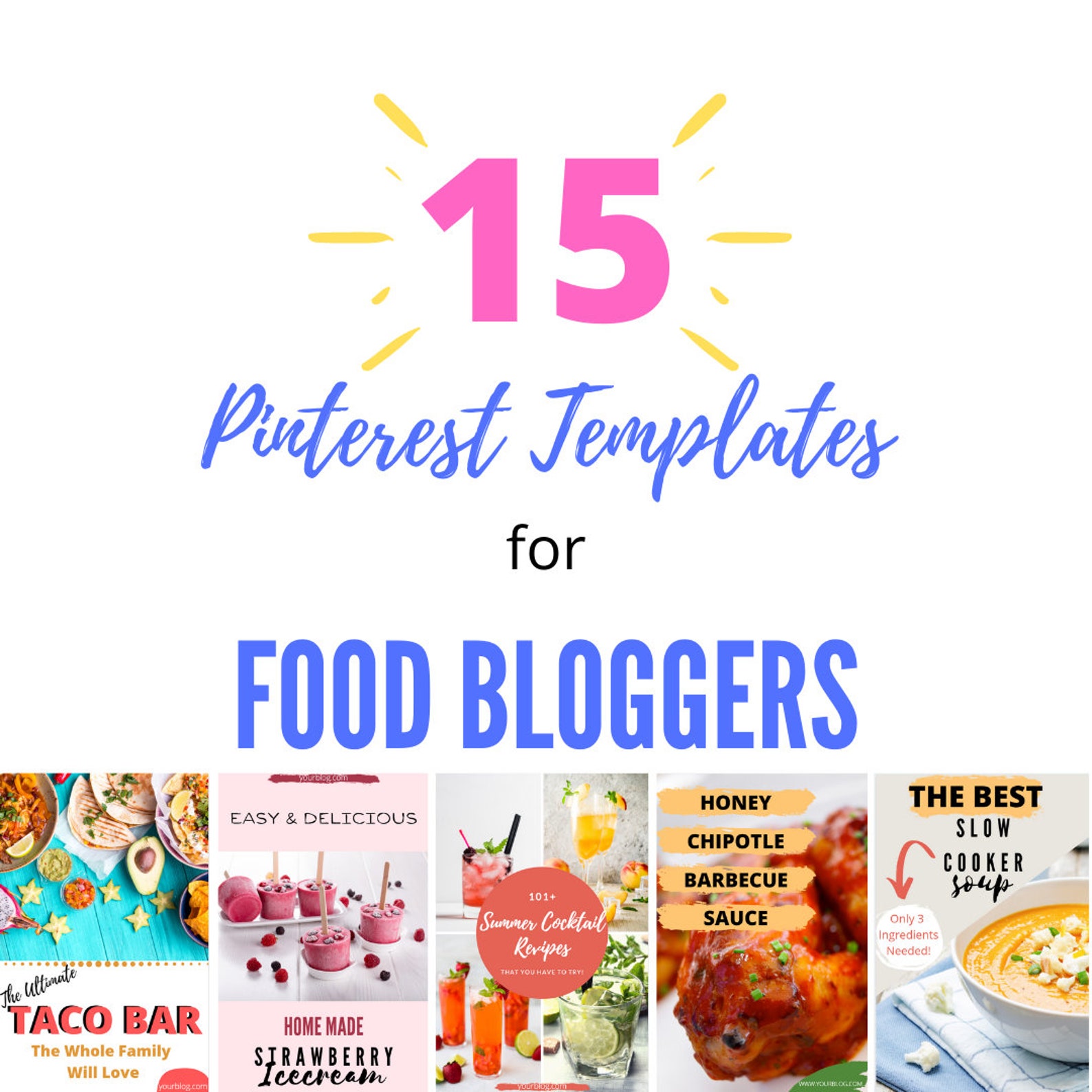 15 Eye Catching Pinterest Templates Canva Pinterest Templates Pinterest ...