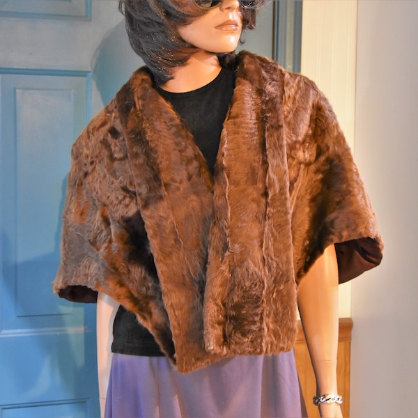 Faux Fur Capelet - Etsy