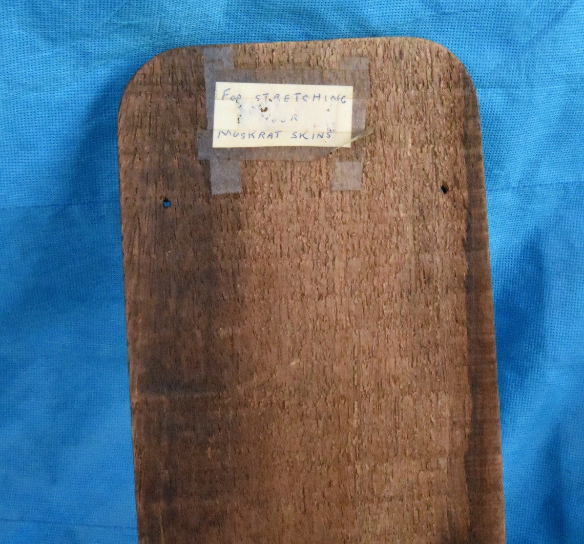 Vintage Antique Wooden Fur Pelt Stretching Board With - Etsy