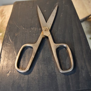 Vintage A.S Scissors, Hot Dropped Forged Steel, Italy 8 1/2" From a New ...