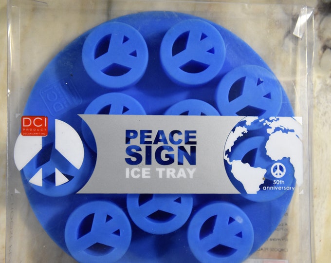 Silicone Peace Sign Mold for Ice, Candy and Craft Projects Original ...