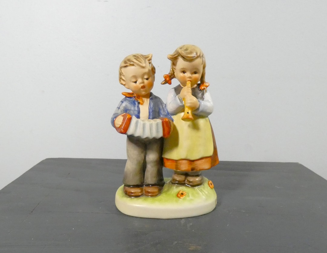 Goebel Hummel Birthday Serenade - Boy and Girl Playing Musical ...