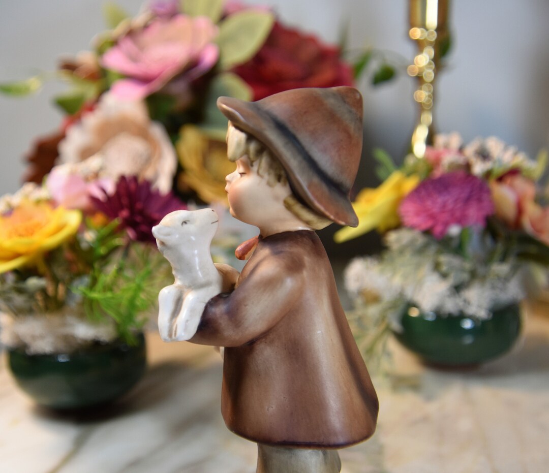 Rare 1950s 6 Inch Goebel Hummel, "shepherds Boy" Germany, Full High Bee ...
