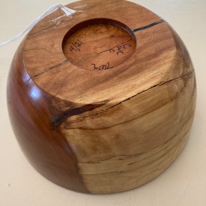 Hand Turned Cherry Bowl - Etsy