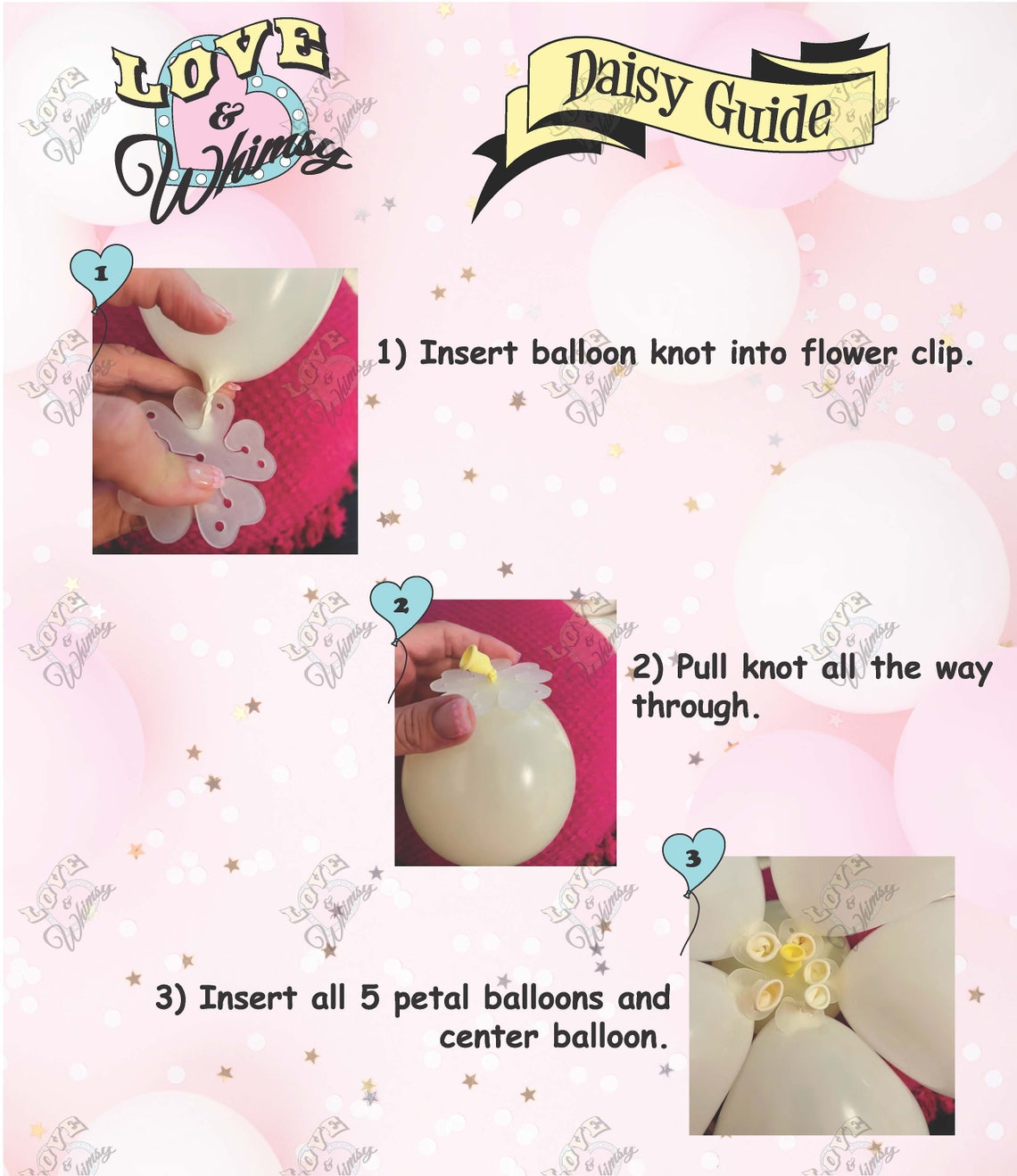DIY CUSTOM DAISY Balloon Garland Choose Your Own Daisy - Etsy