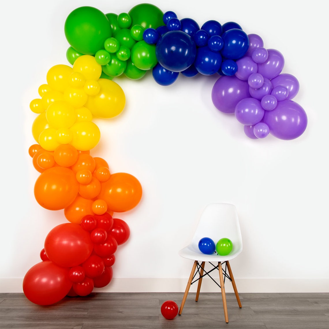 Rainbow Balloon Garland Balloon Arch Kit Lgbtq Decor Queer Etsy