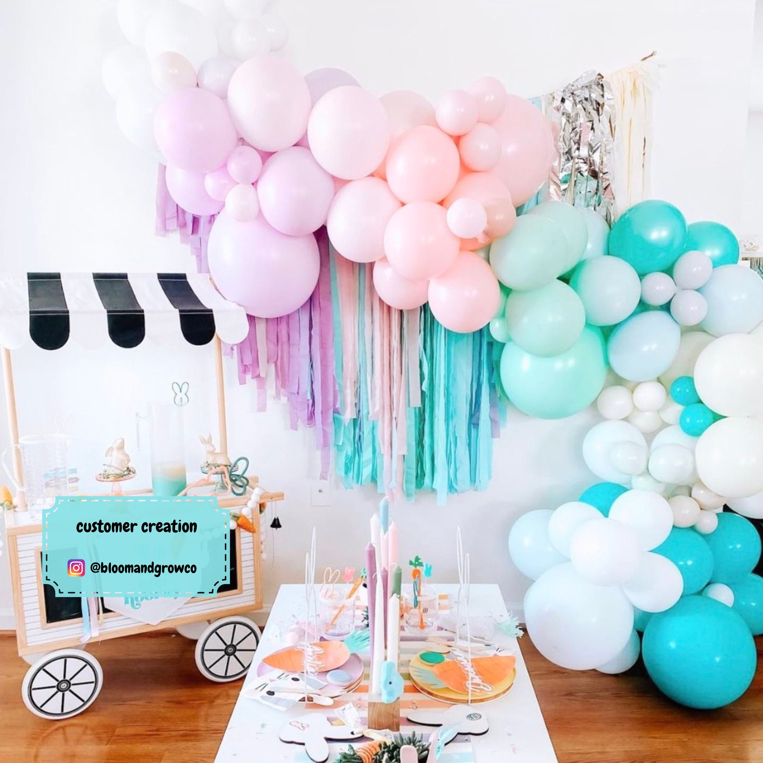 Pastel Balloon Arch Kit Pink Balloon Arch Balloon Garland - Etsy