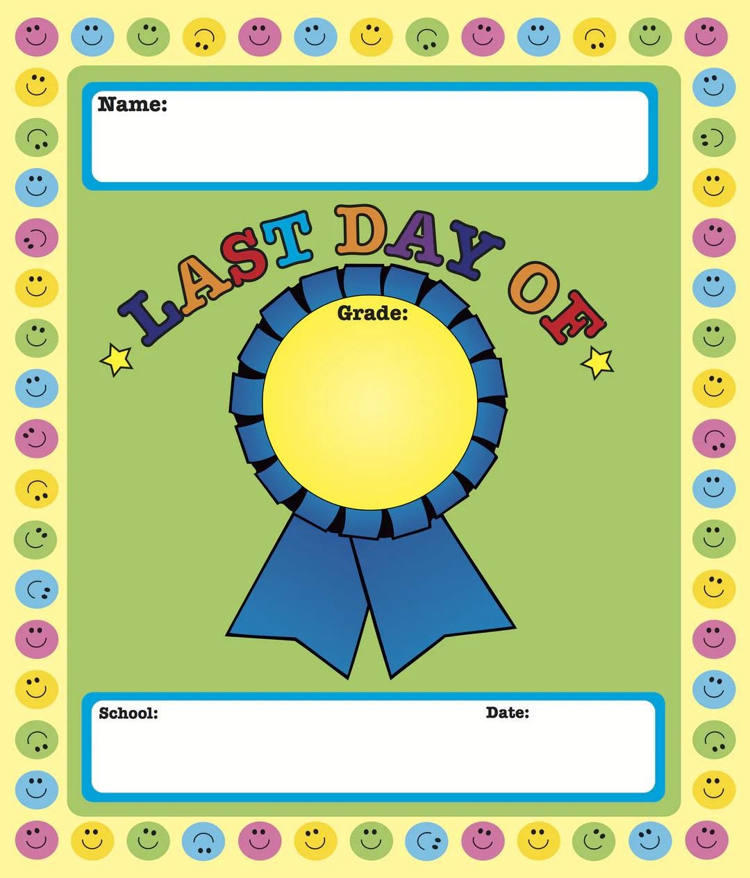 Custom Last Day of School Certificate for Ms. Cathi - Etsy