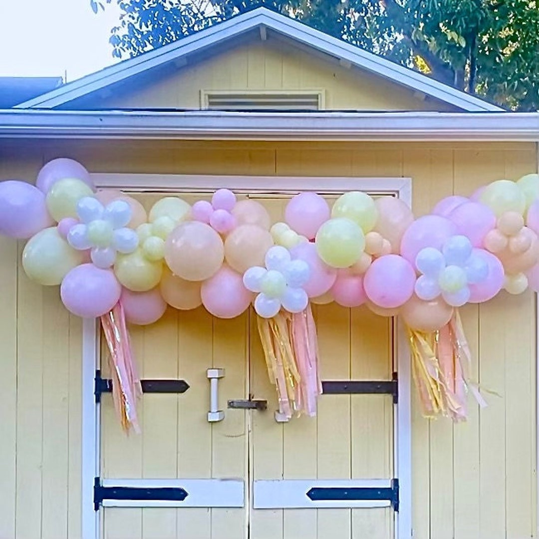 Boho Daisy Balloon Garland, Two Groovy Birthday Balloon Arch, Baby ...