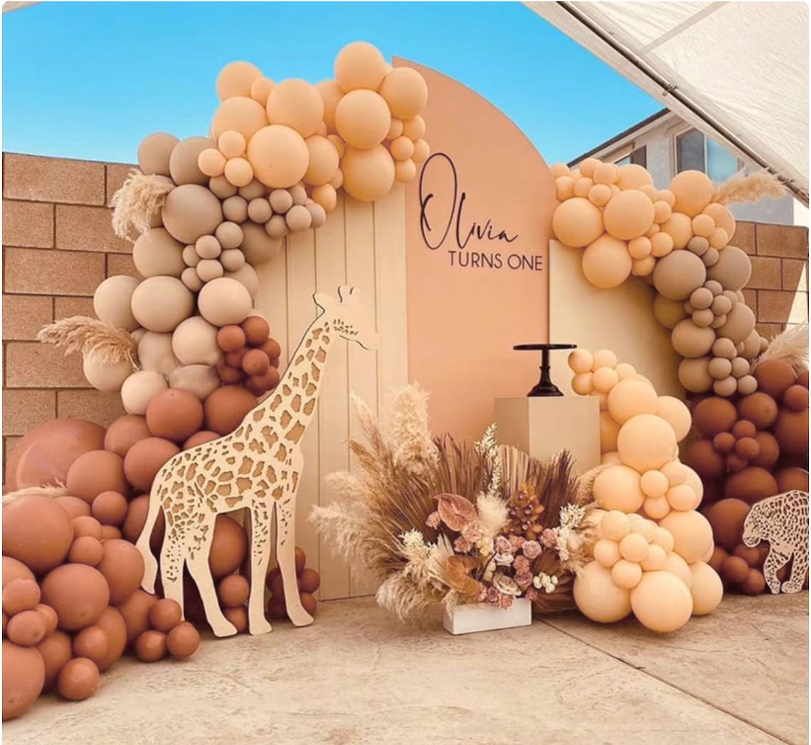 DIY Boho Balloon Garland Arch Kit Rustic Neutral Balloon - Etsy