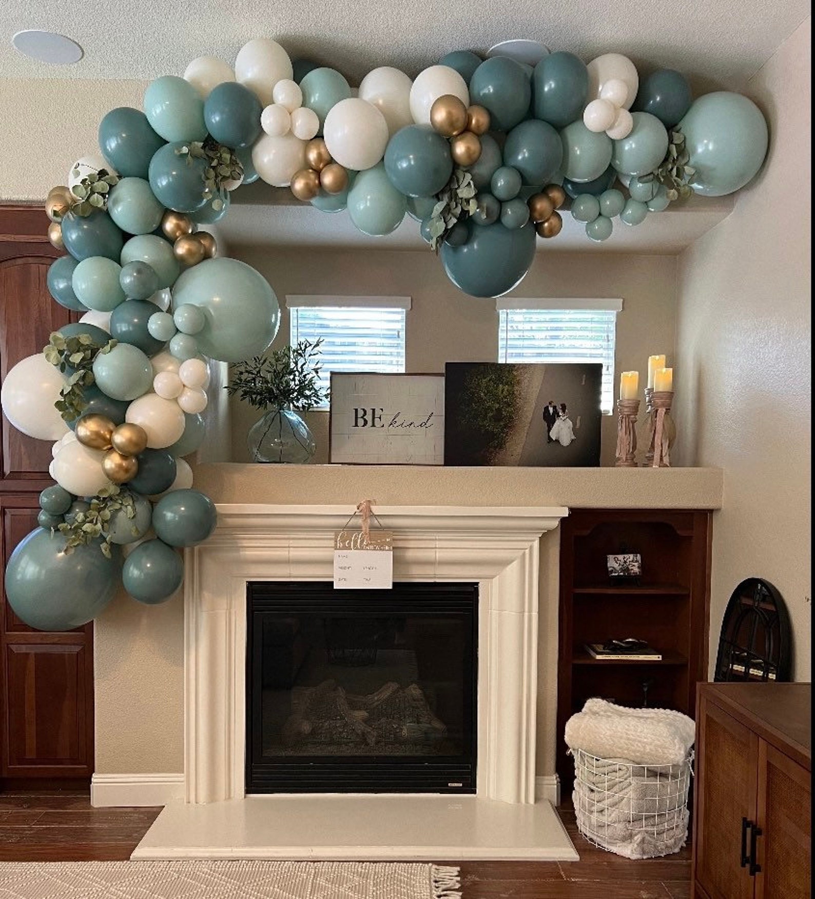 Balloon Arch Baby Shower Eucalyptus Sage Green Balloon Garland - Etsy