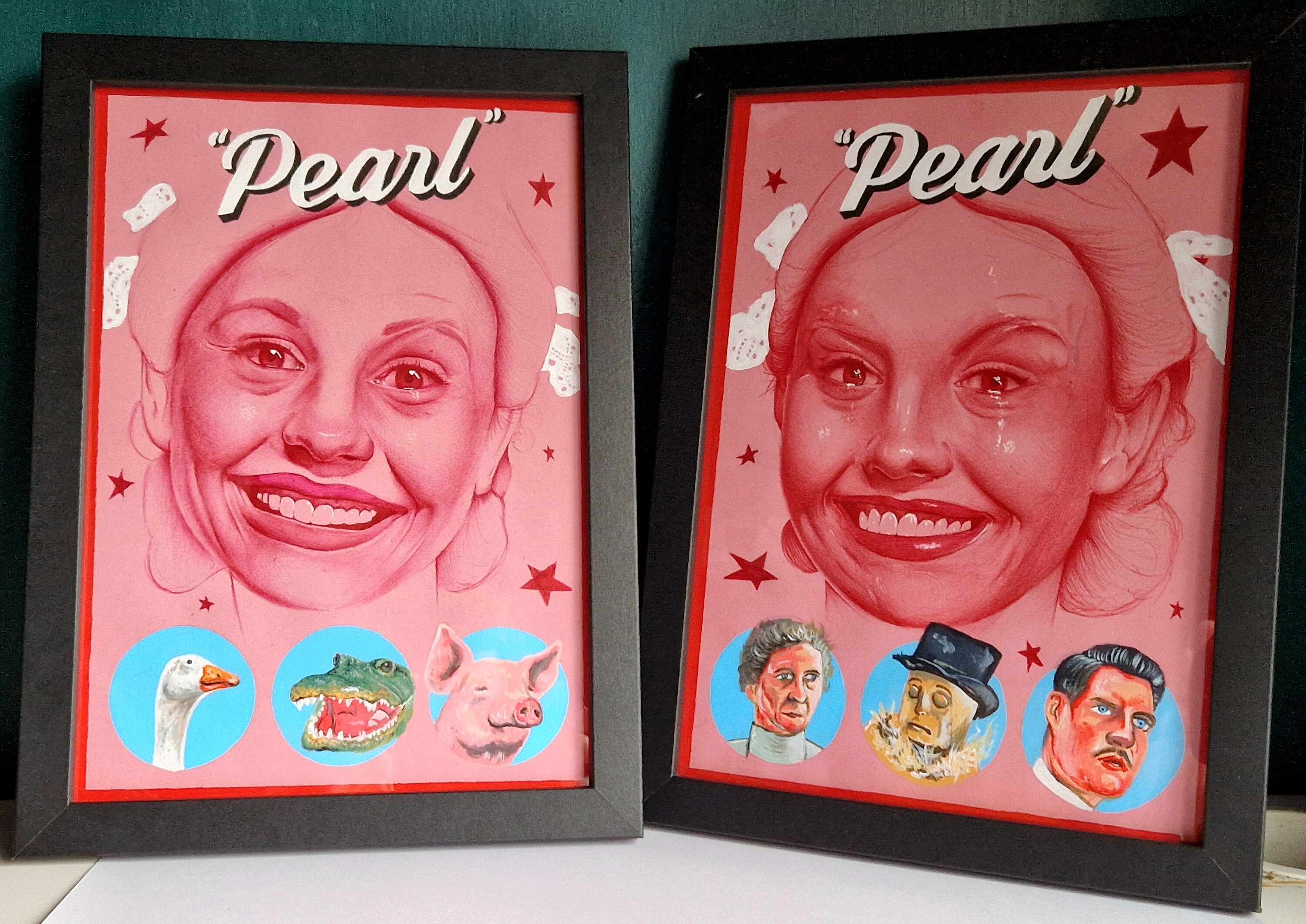 PEARL A24 Original Movie Poster Illustrations A4 Coloured Card - Etsy