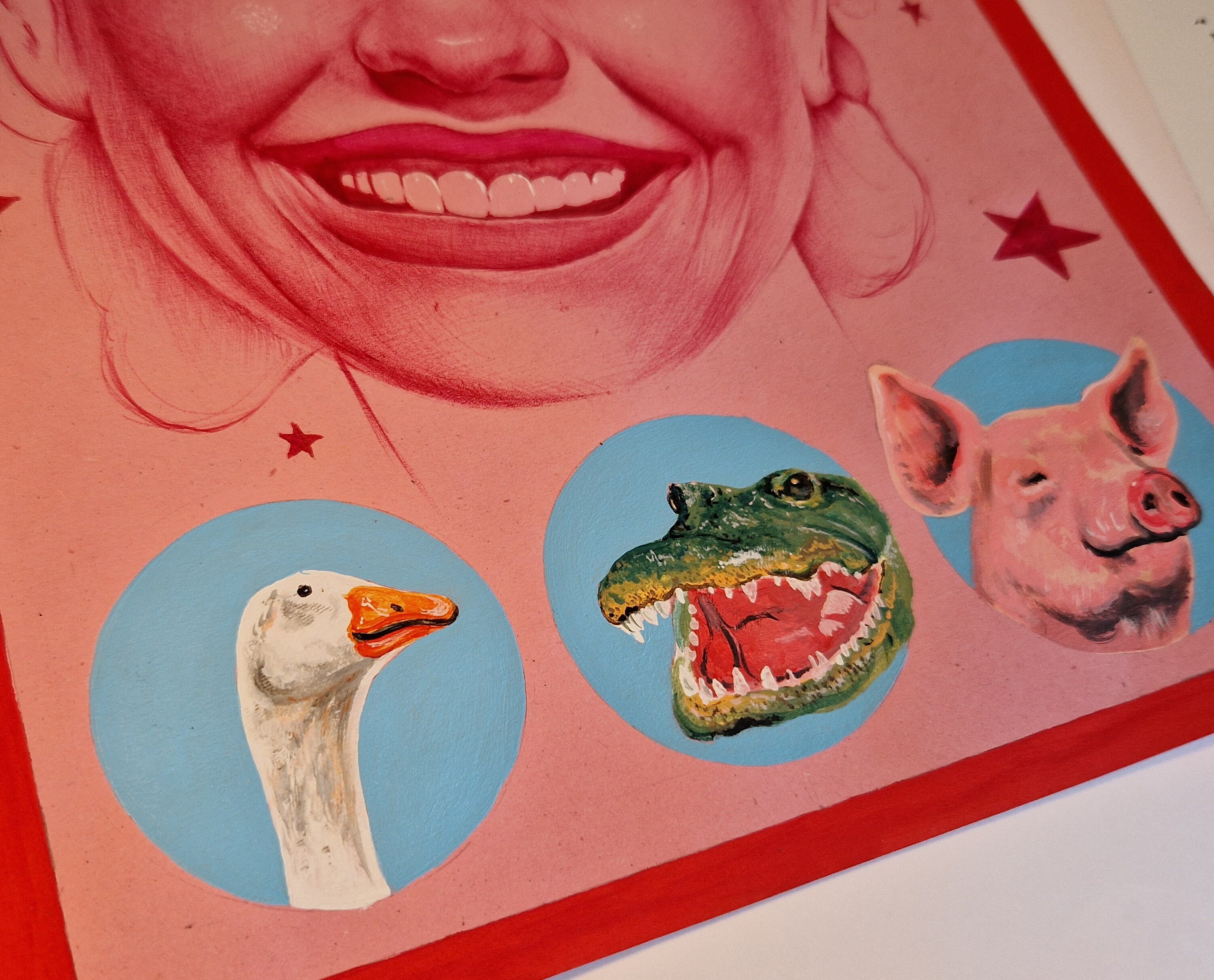 PEARL A24 Original Movie Poster Illustrations A4 Coloured Card - Etsy