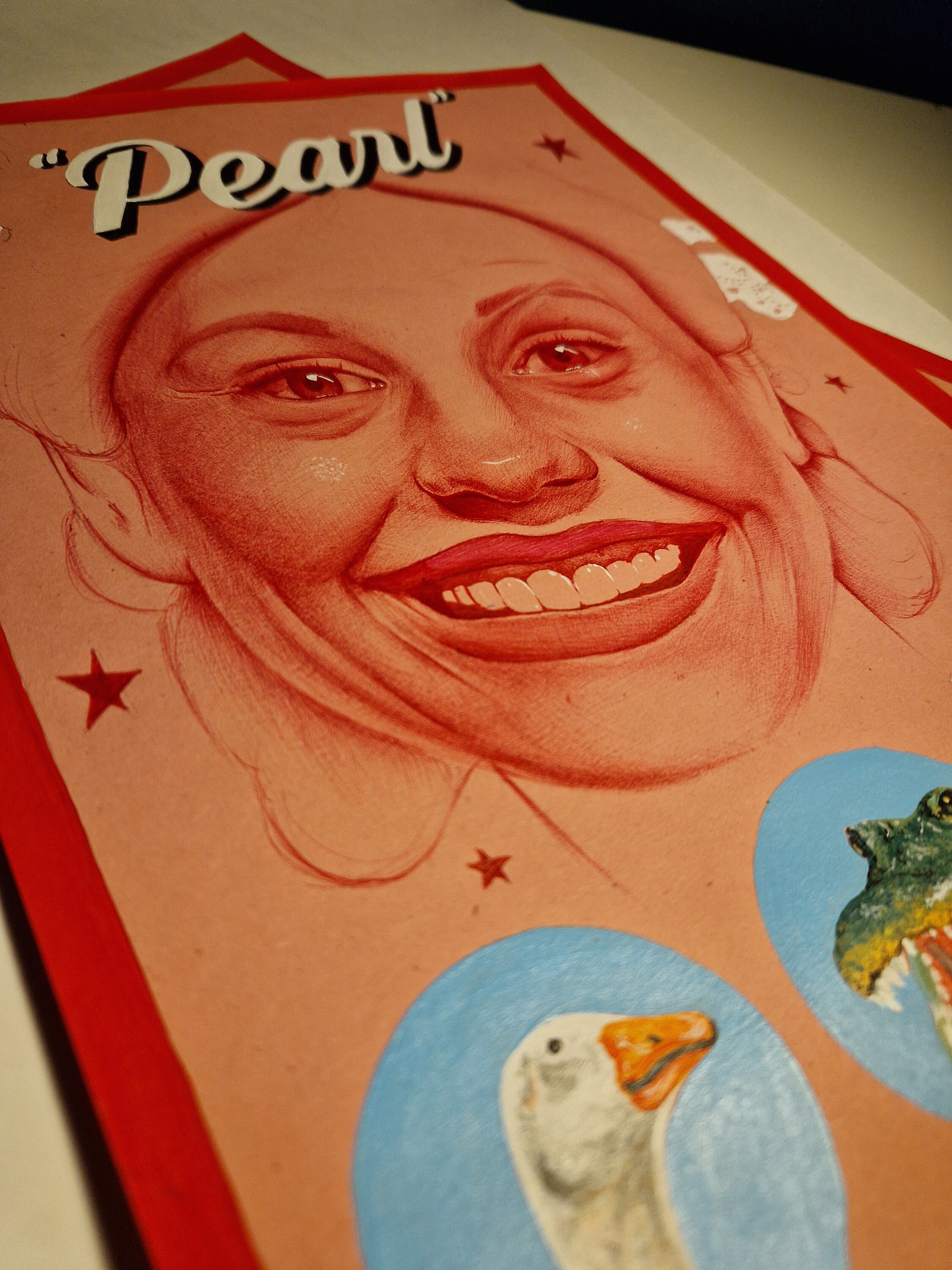 PEARL A24 Original Movie Poster Illustrations A4 Coloured Card - Etsy