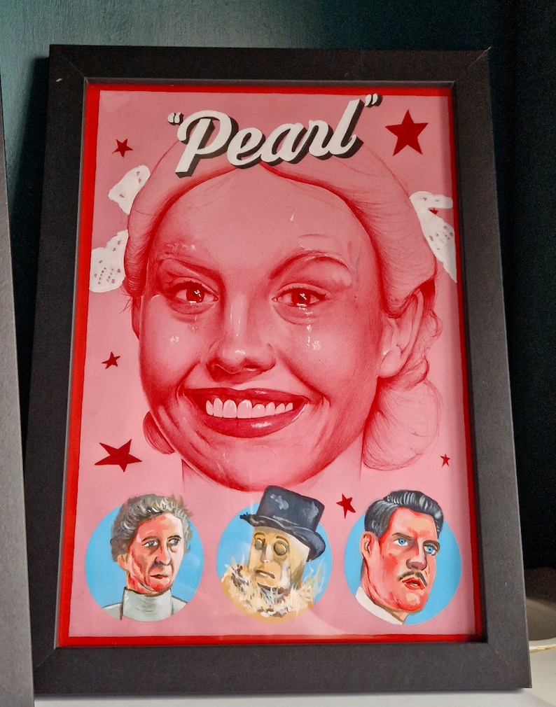 PEARL A24 Original Movie Poster Illustrations A4 Coloured Card - Etsy