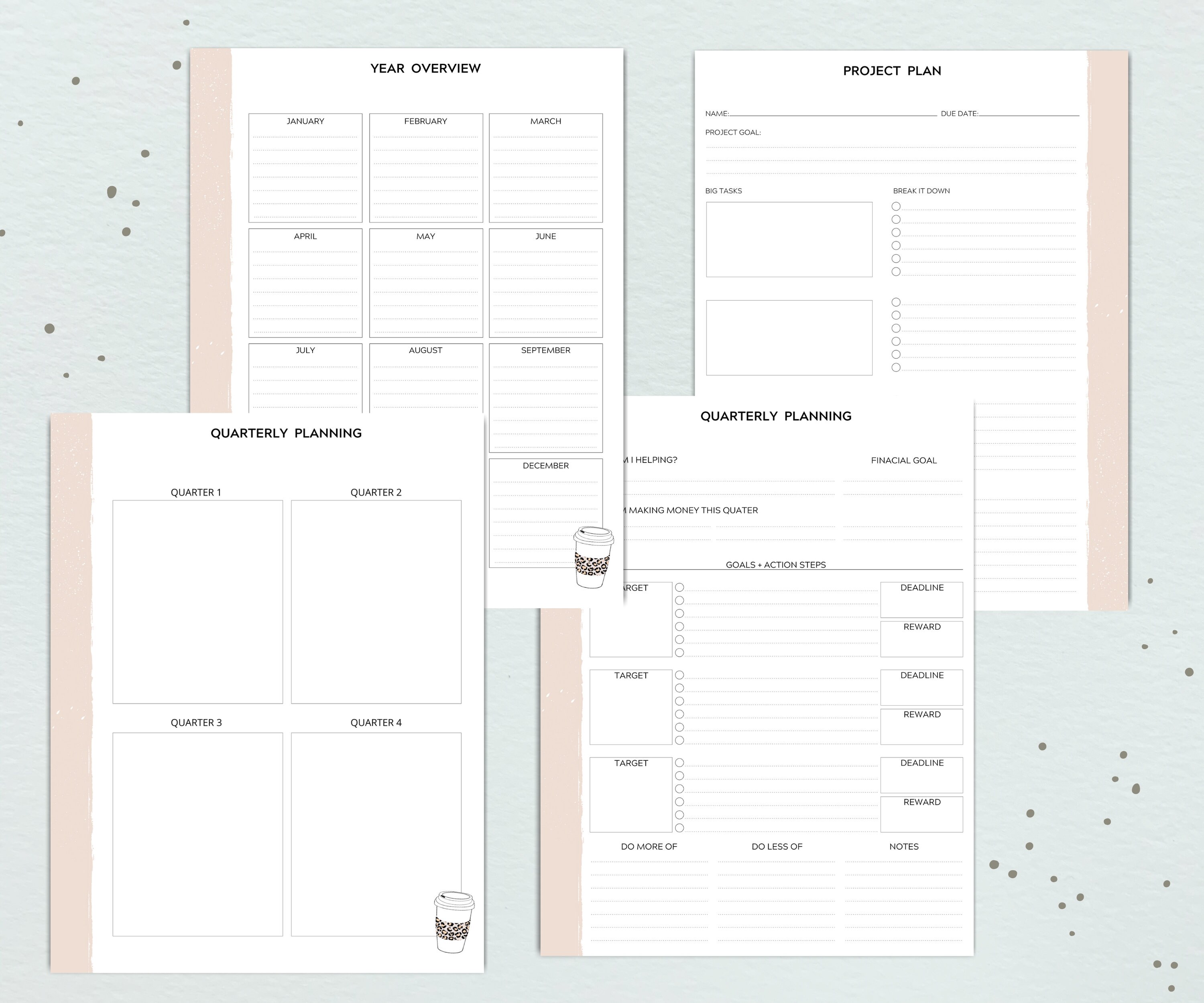 Disc Planner Goal Setting Planner | Printable Planner | Business ...