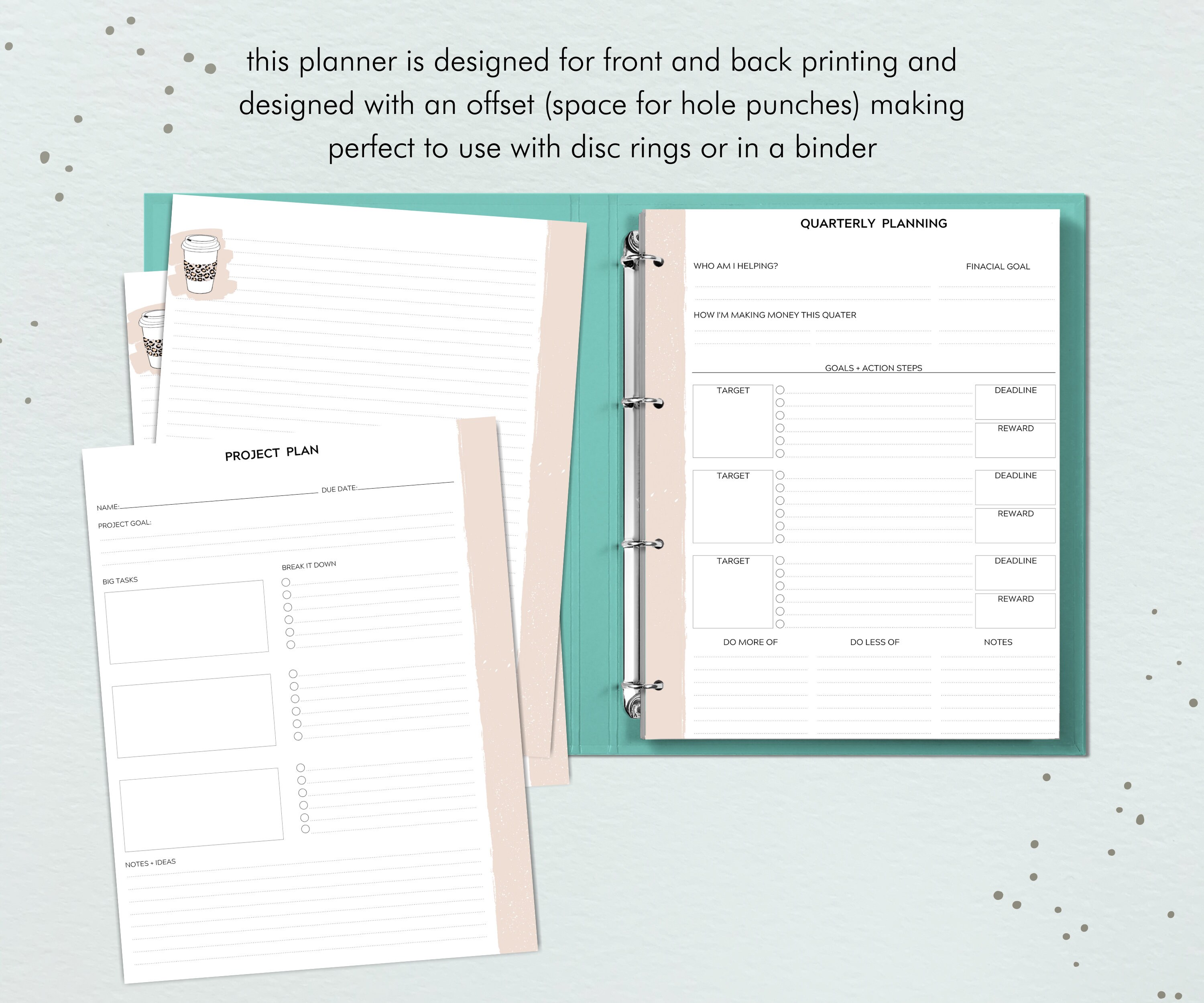 Disc Planner Goal Setting Planner Printable Planner Business Planner ...
